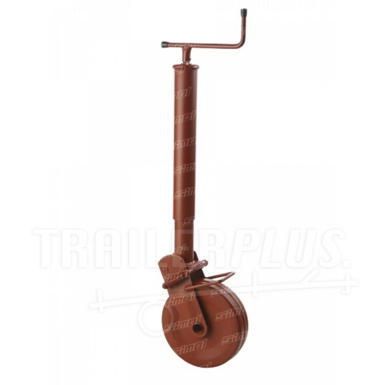 Roue support/roue avant, repliage semi-automatique par ressorts lourds ...