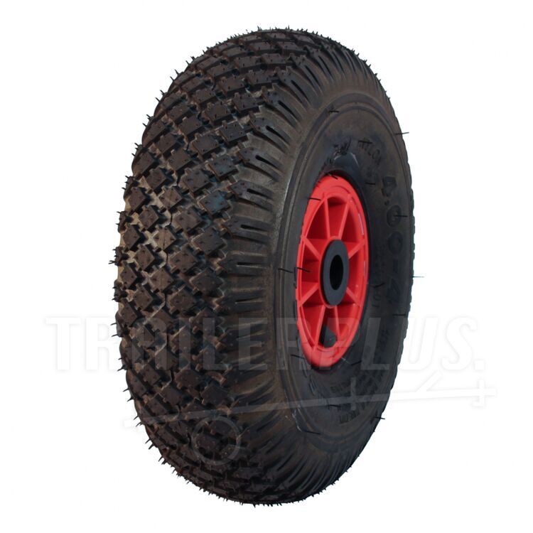 Roue complète, jante avec pneu 4.00-4 (diam. 284) S-2303 4PR ...